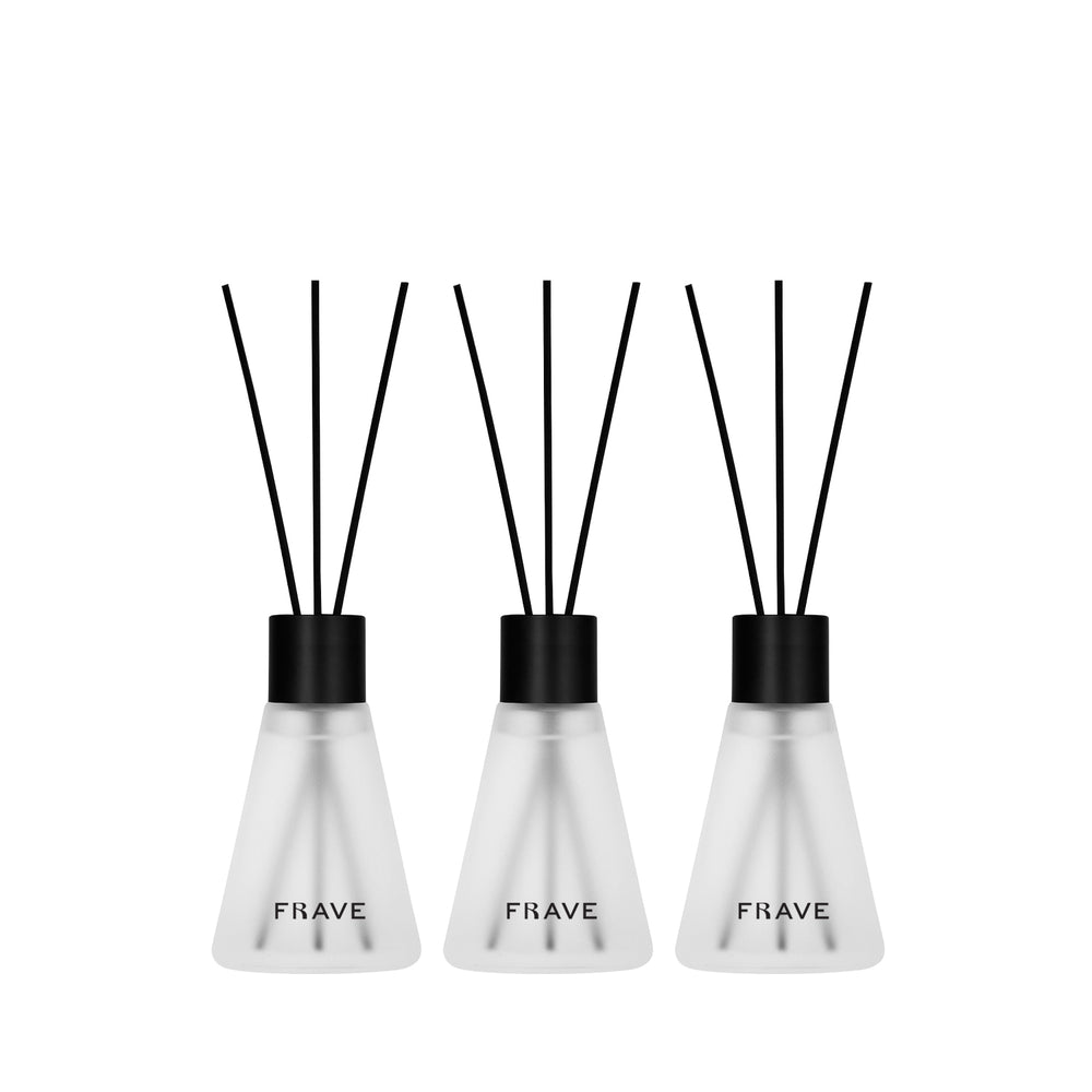 Threefold Reed Diffuser Kit – 3 x 50ml Luxury Mini Diffusers ...