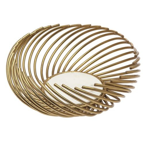 Radial Oval Metal Candy Dish – Decorative Gifts